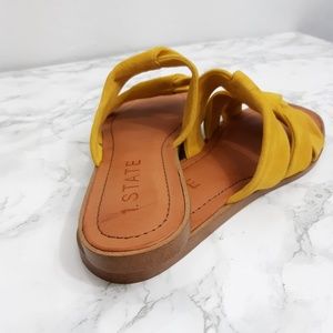 1. State | Shoes | State Mustard Yellow Slip On Sandal 85 | Poshmark
